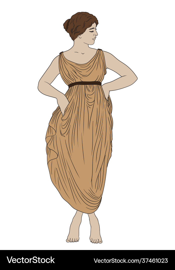 Greek women Royalty Free Vector Image - VectorStock