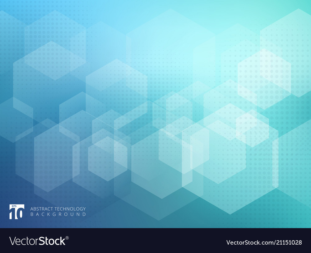 Abstract geometric hexagon overlay pattern Vector Image