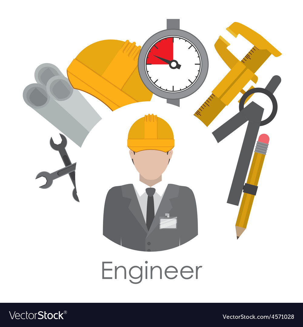 Engineer design Royalty Free Vector Image - VectorStock