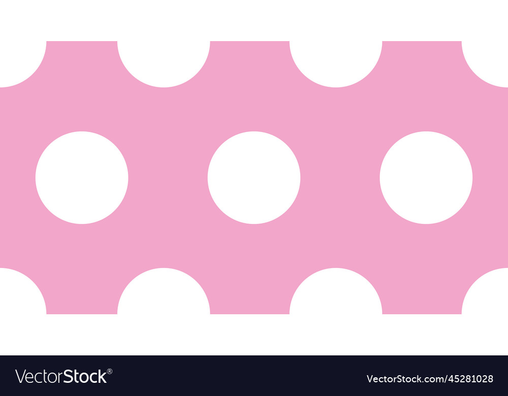 Seamless polka dot pattern repeating texture Vector Image