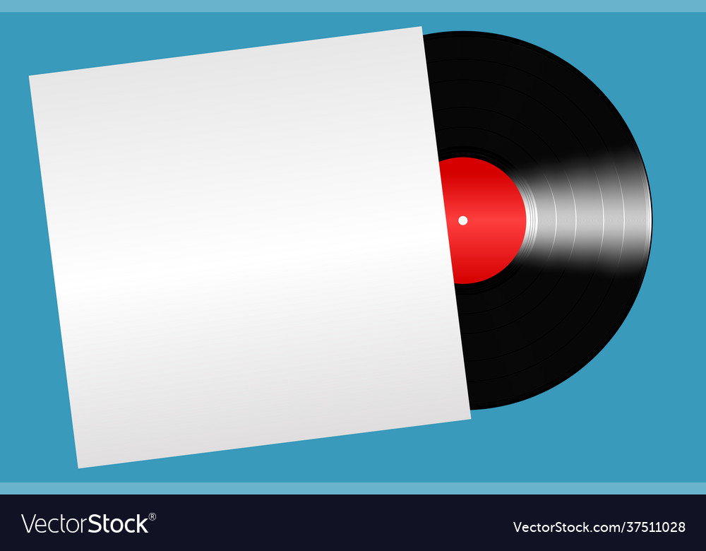 Vinyl record isolate Royalty Free Vector Image