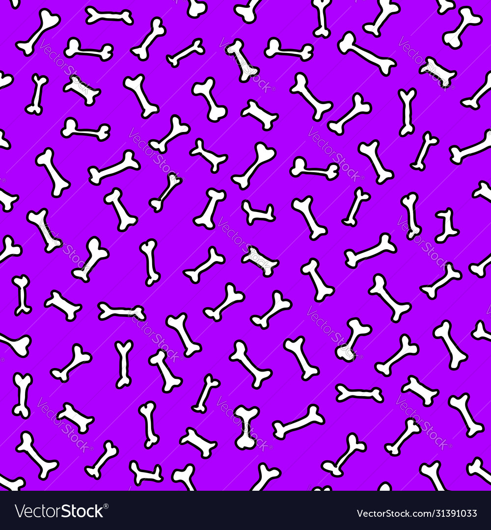 Bones seamless pattern Royalty Free Vector Image