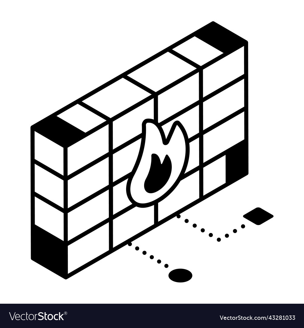 Firewall Royalty Free Vector Image - VectorStock