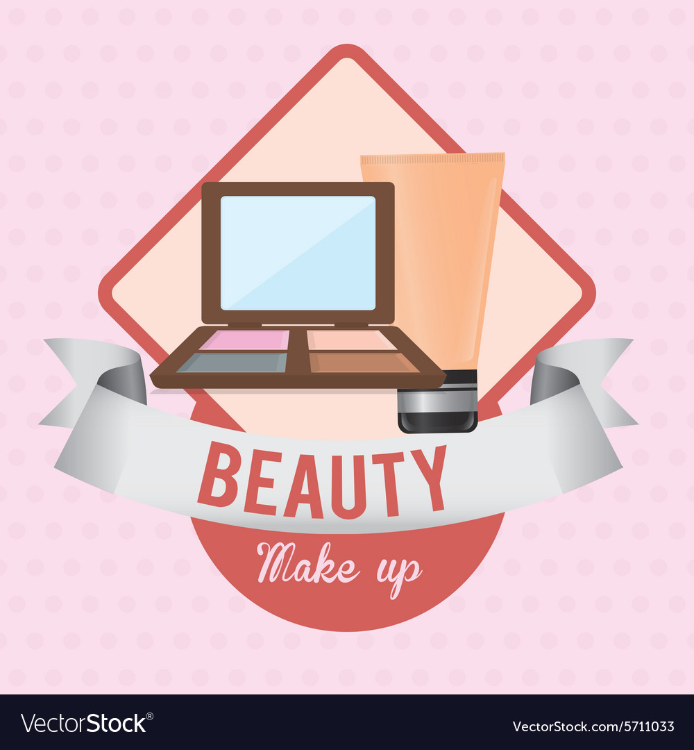 Make up design Royalty Free Vector Image - VectorStock