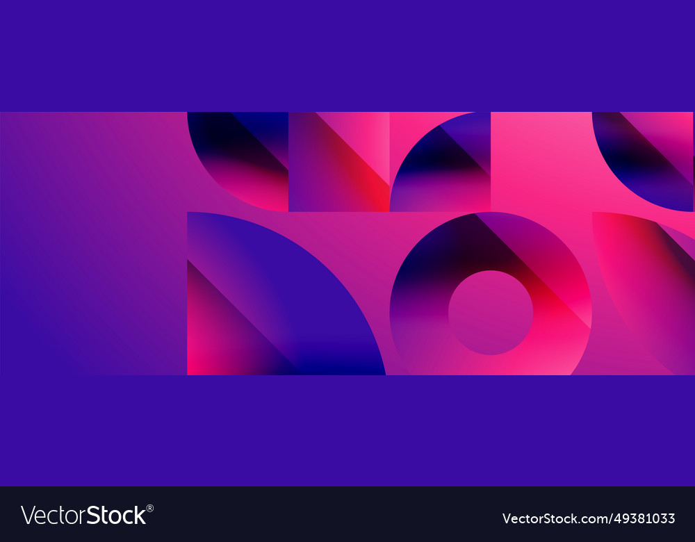 Simple geometric forms - dynamic Royalty Free Vector Image
