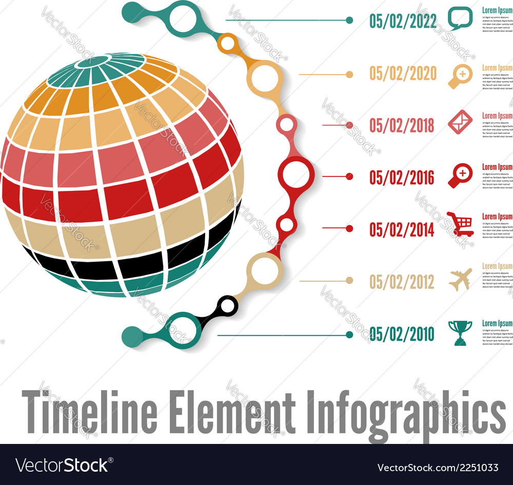 Timeline 01 Royalty Free Vector Image - VectorStock
