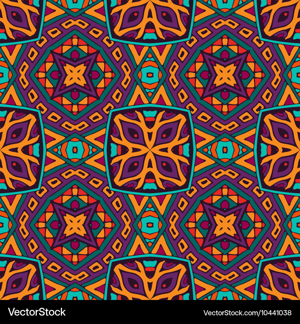 Abstract festival colorful seamless pattern Vector Image