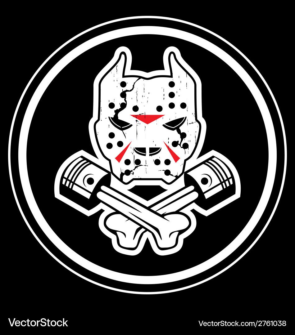 Pit Bull Mask Royalty Free Vector Image - VectorStock