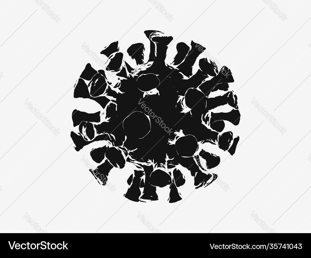 Coronavirus covid19-19 virus symbol Royalty Free Vector