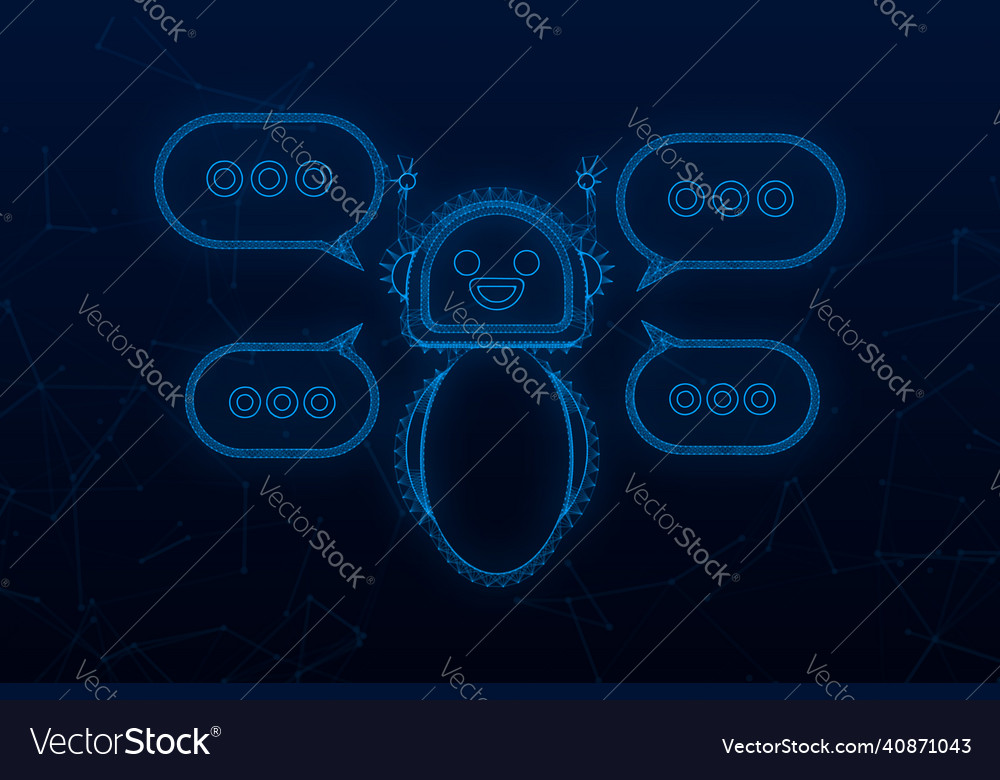 Robot icon bot sign design chatbot symbol Vector Image