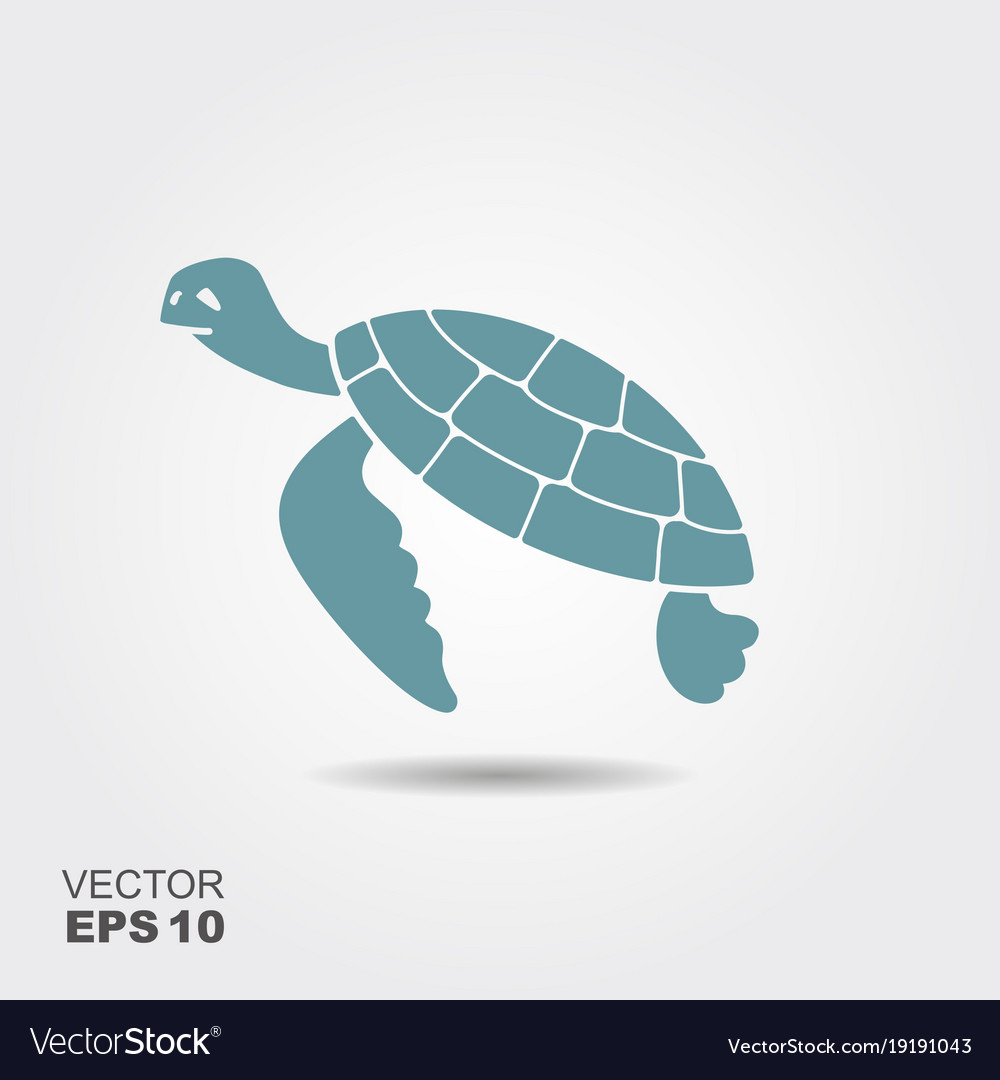 Sea turtle icon Royalty Free Vector Image - VectorStock