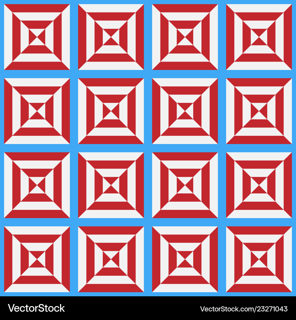 Seamless pattern of the stylized white and red Vector Image