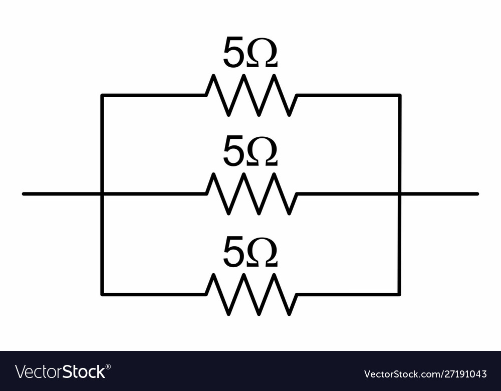 Simple circuit Royalty Free Vector Image - VectorStock