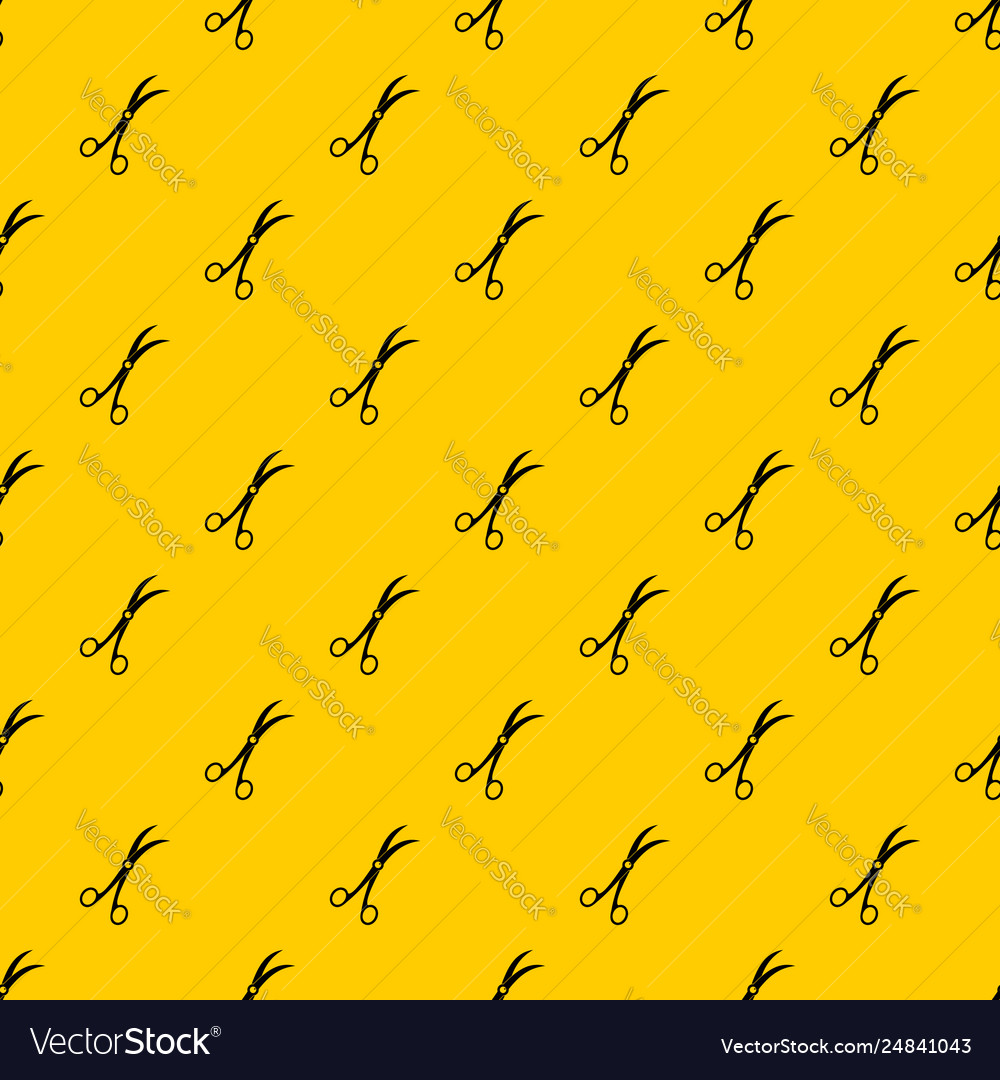 Surgical scissors pattern Royalty Free Vector Image
