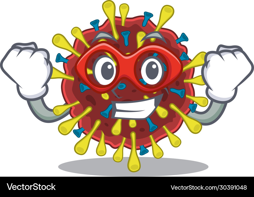 A picture corona virus molecule in a super Vector Image