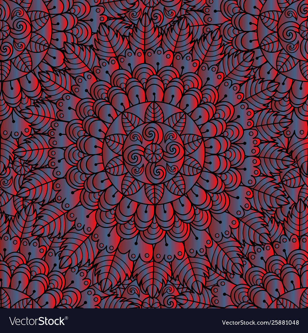 Beauty colorful modern geometric pattern design ve