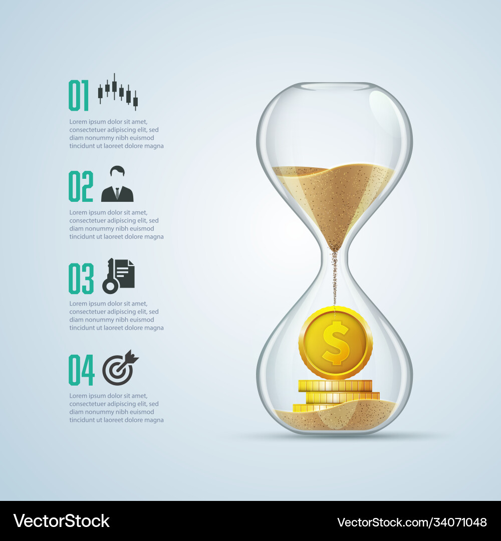 Businesstime Royalty Free Vector Image - VectorStock