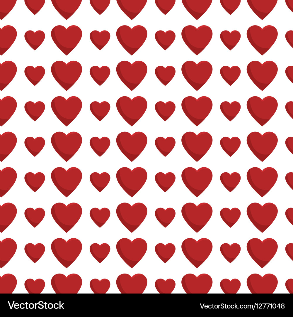 Heart love card decoration Royalty Free Vector Image