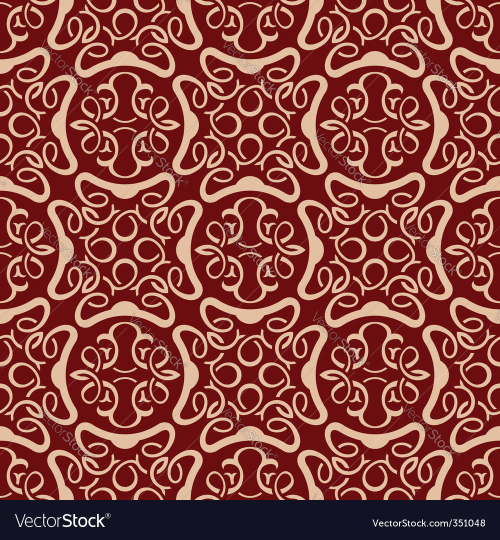 Red seamless pattern Royalty Free Vector Image