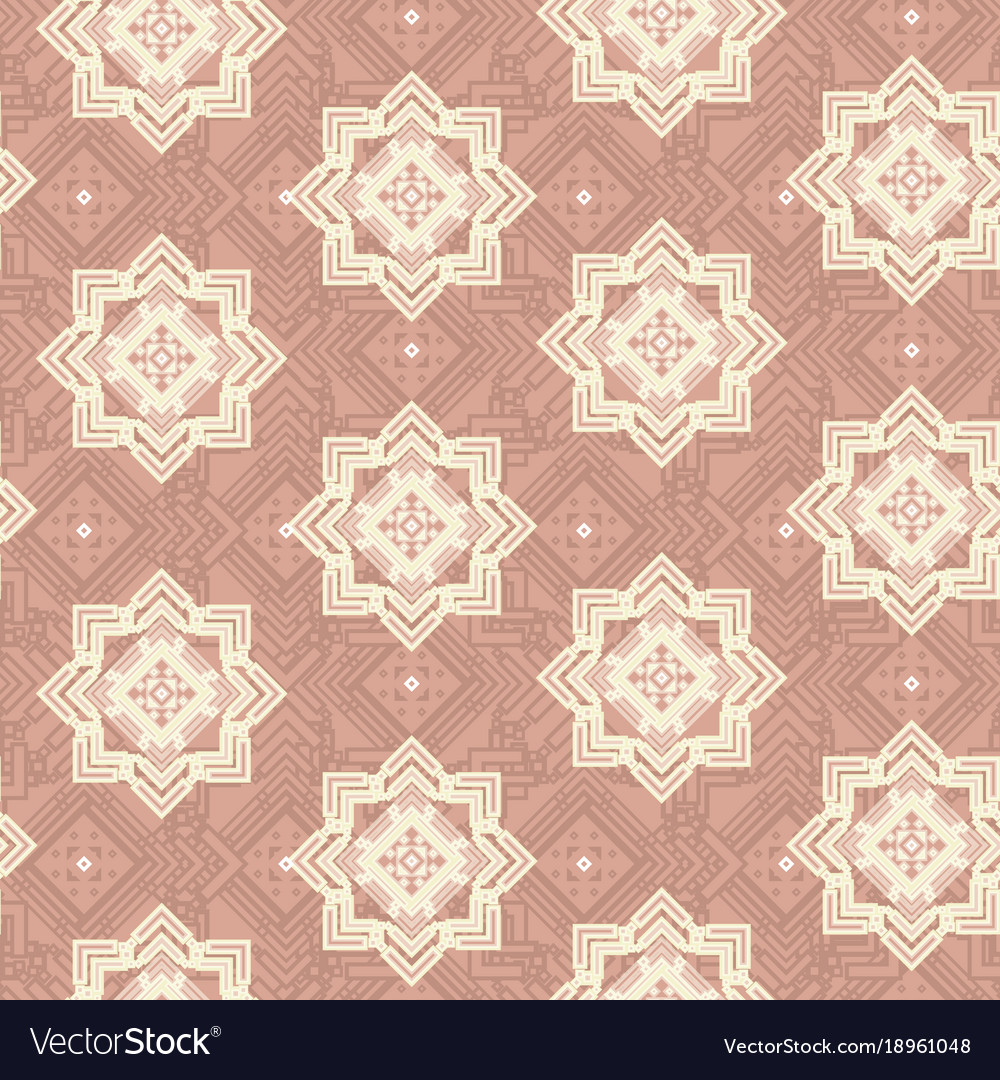 Retro geometric pattern Royalty Free Vector Image
