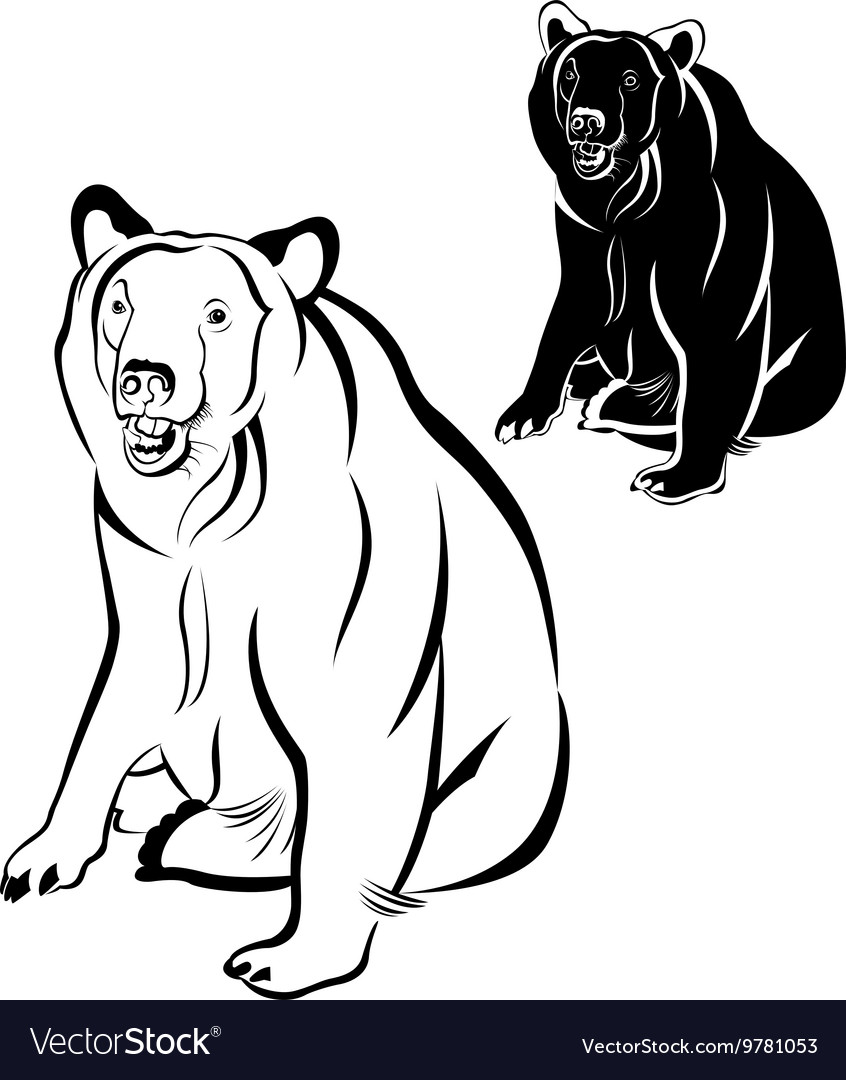 Bear Royalty Free Vector Image - VectorStock