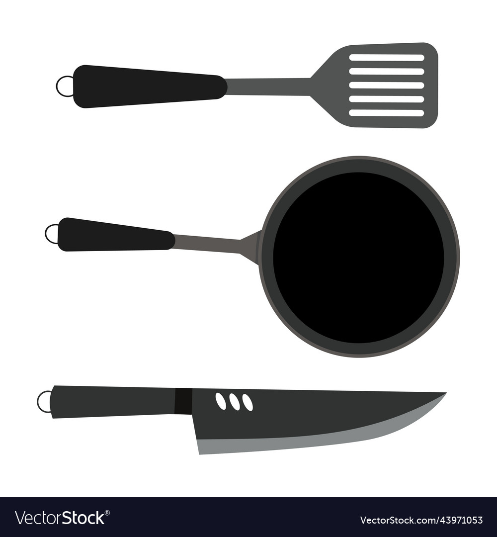 Cooking tools template element Royalty Free Vector Image