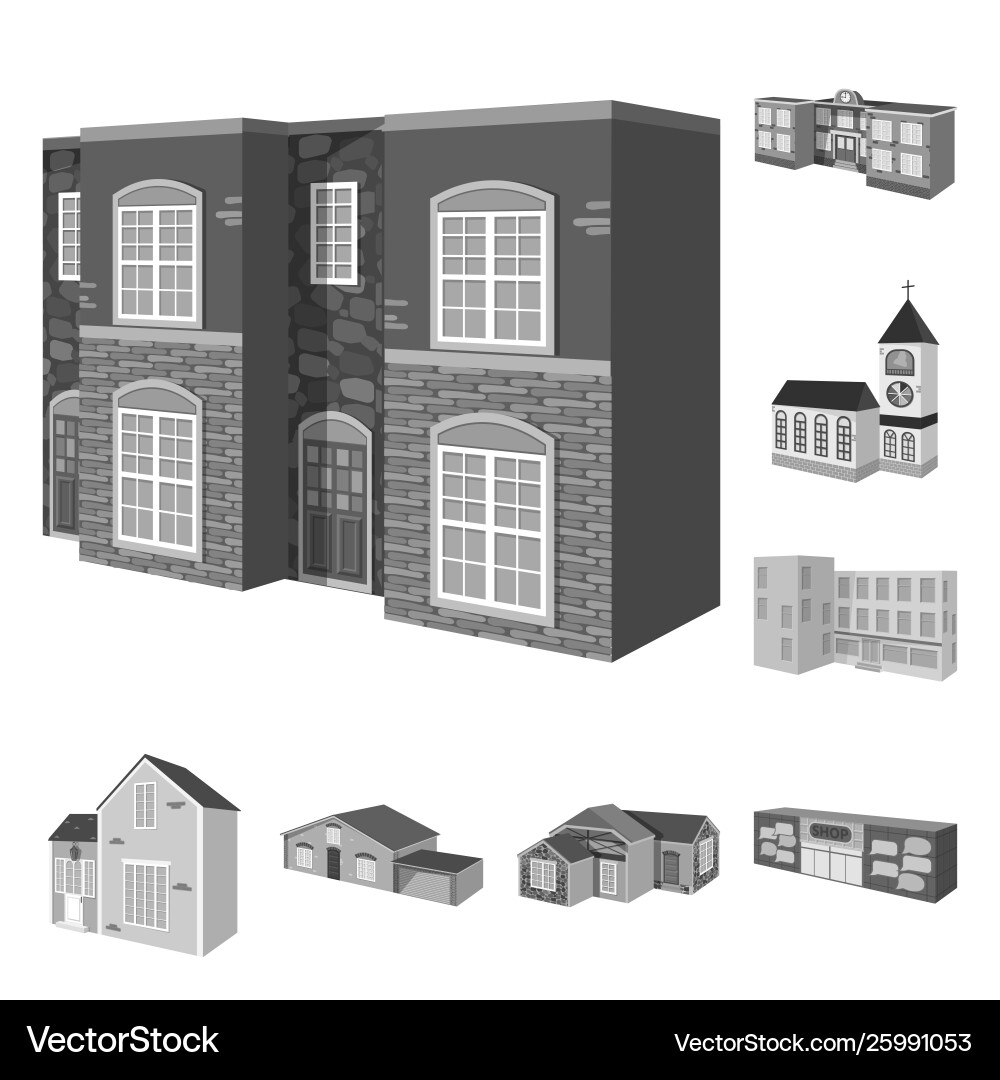 Design architecture and estate icon set Royalty Free Vector