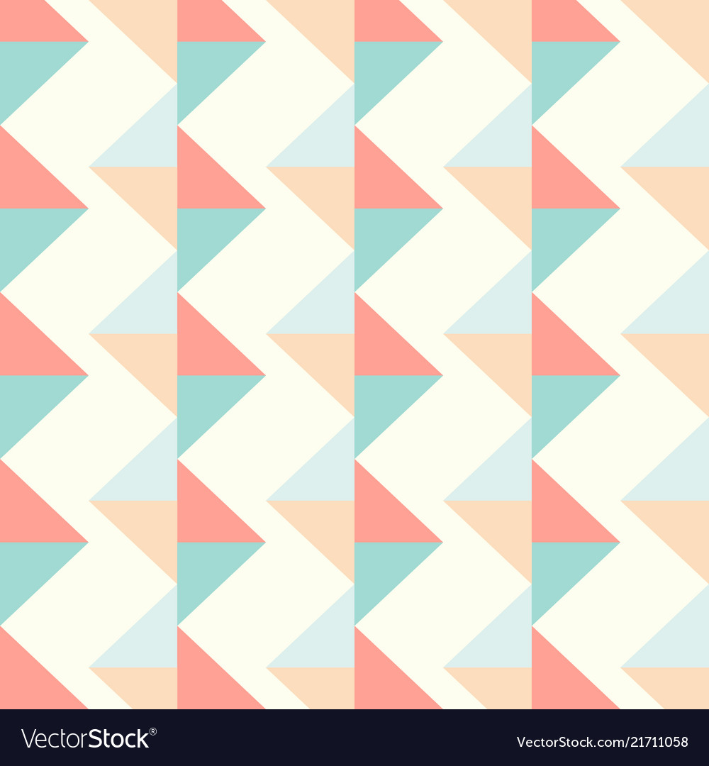 Zigzag triangle pattern Royalty Free Vector Image