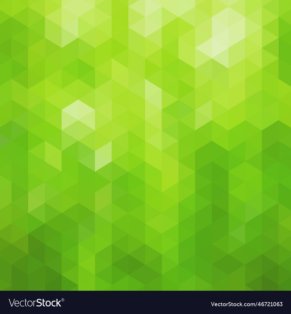 Abstract background green triangle design eps 10 Vector Image