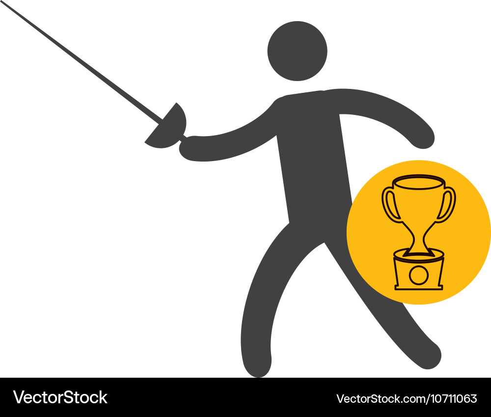 Avatar winner trophy first place sport Royalty Free Vector