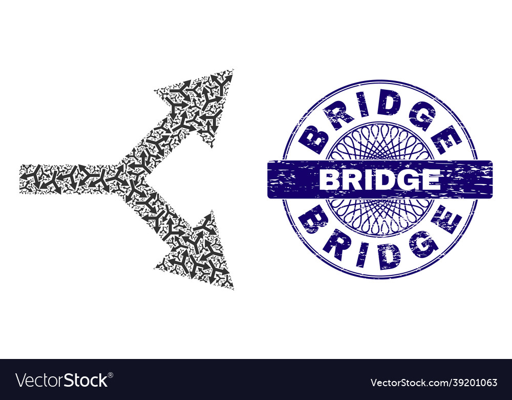 Bifurcation arrow right fractal mosaic Royalty Free Vector Bifurcation arrow right fractal mosaic Royalty Free Vector
