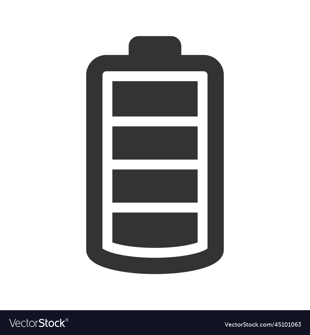 Full battery icon Royalty Free Vector Image - VectorStock Full battery icon Royalty Free Vector Image - VectorStock