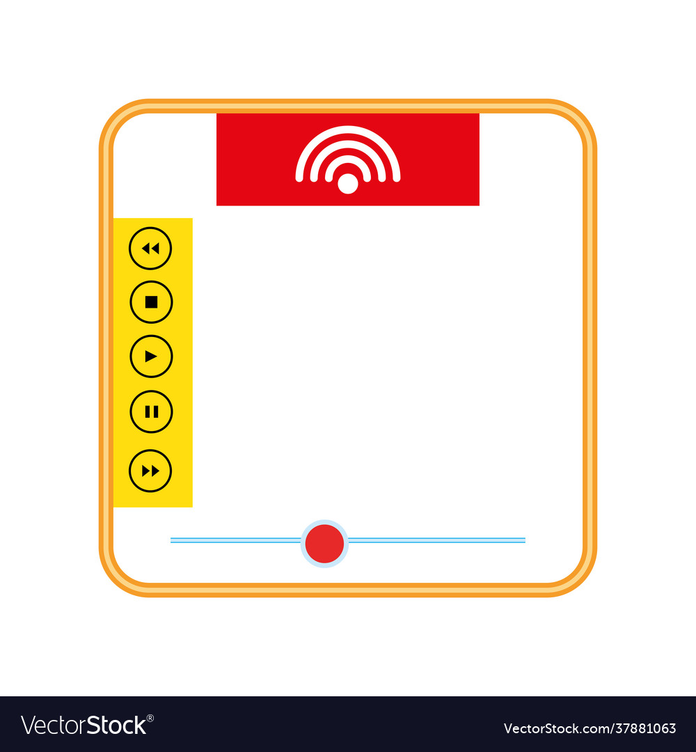 Live streaming loading Royalty Free Vector Image