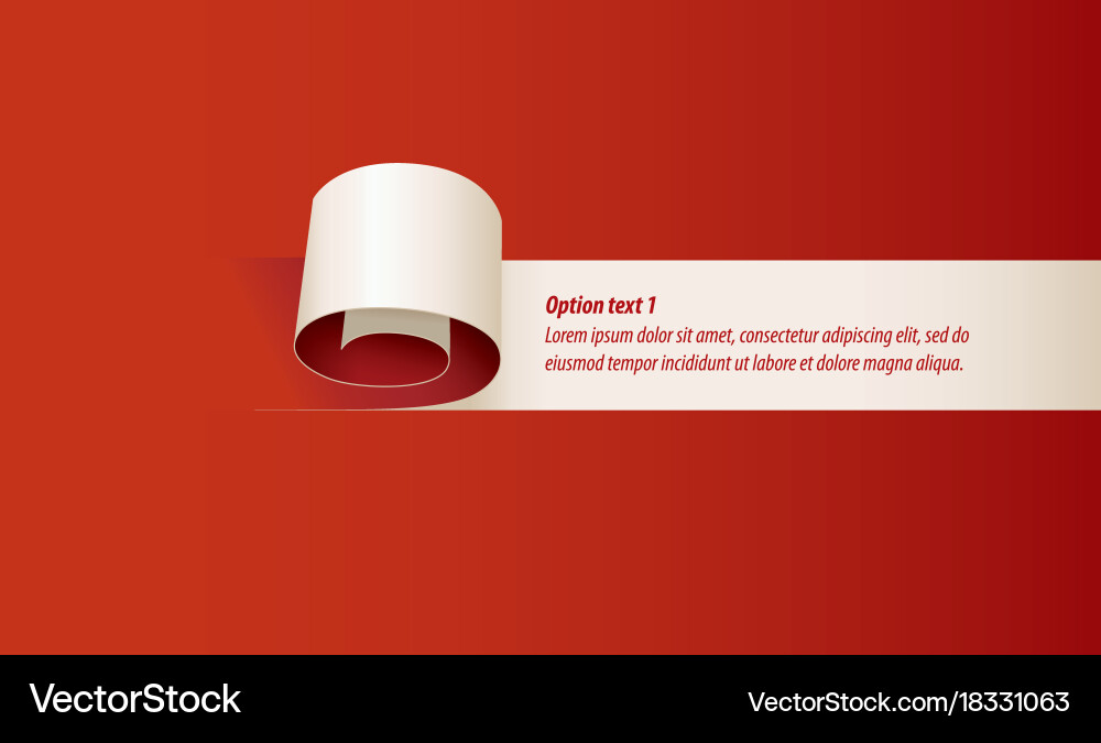 Paper tape for various purposes Royalty Free Vector Image