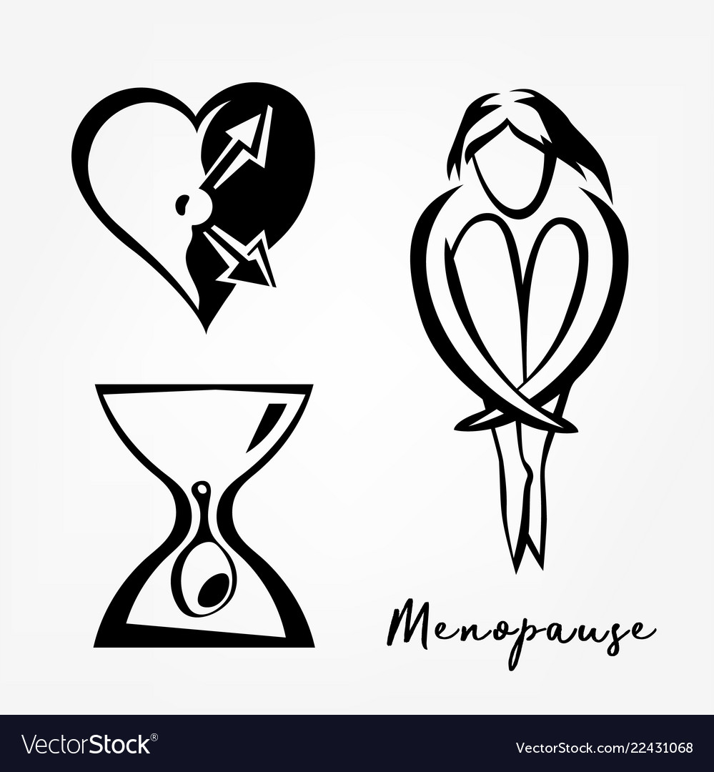 Menopause Icon Royalty Free Vector Image Vectorstock