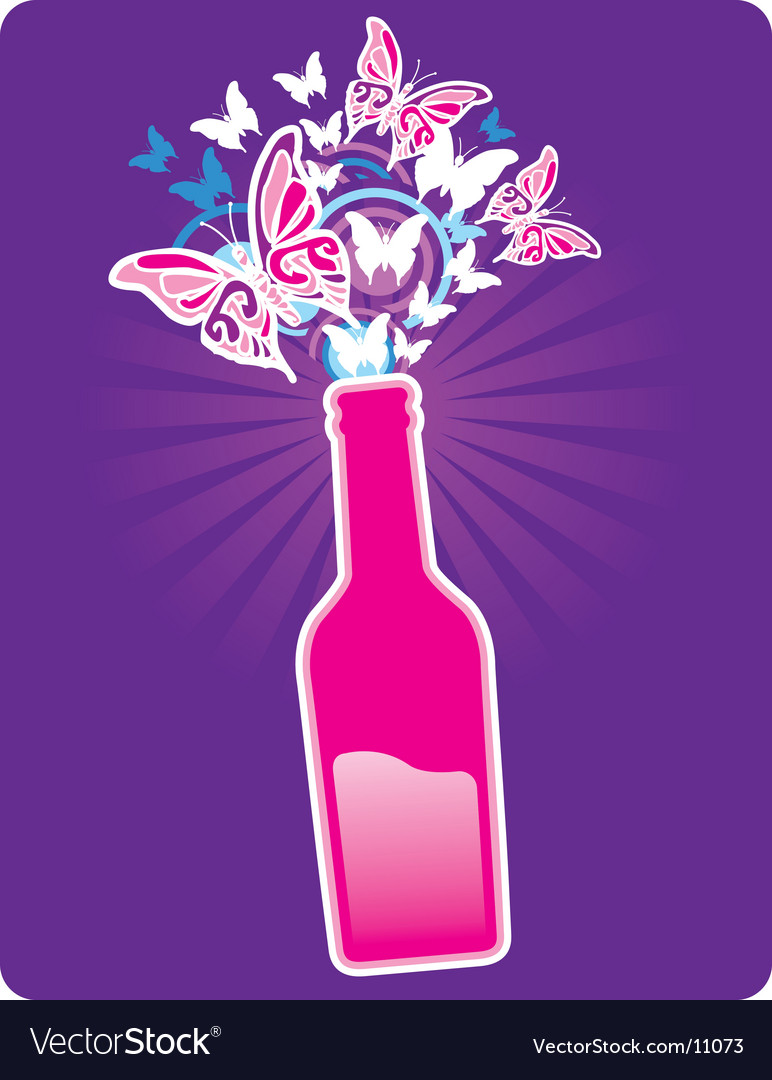 Bottle spring Royalty Free Vector Image - VectorStock