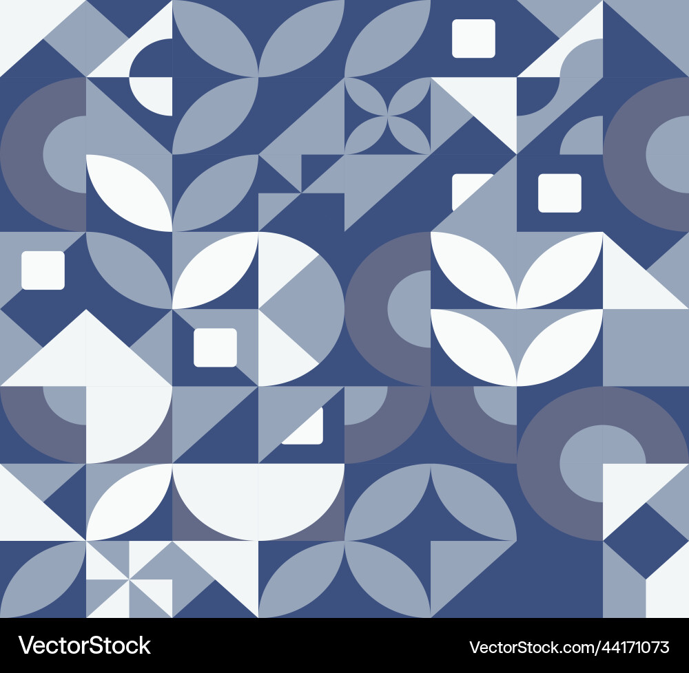 Mosaic motif tile or grid decoration designs Vector Image