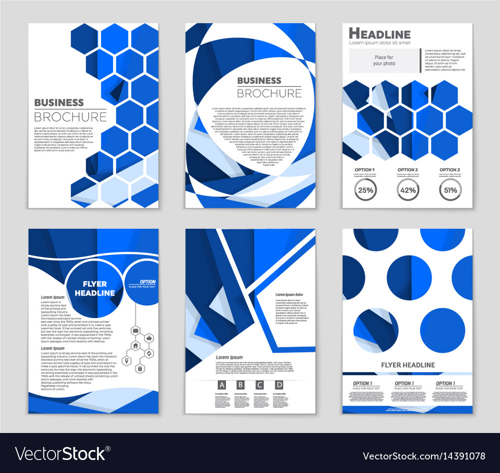 Abstract layout background set for art Royalty Free Vector