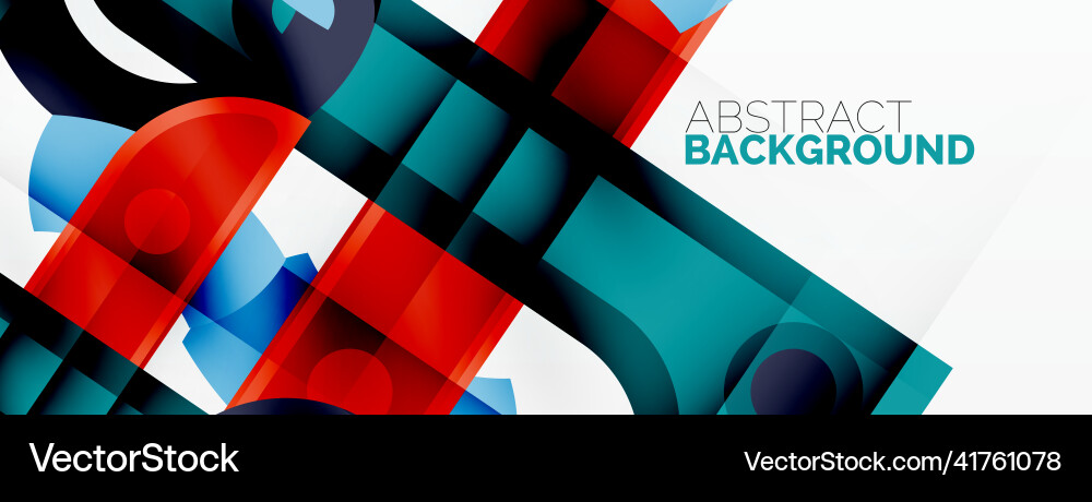 Color geometric stripes lines abstract background Vector Image