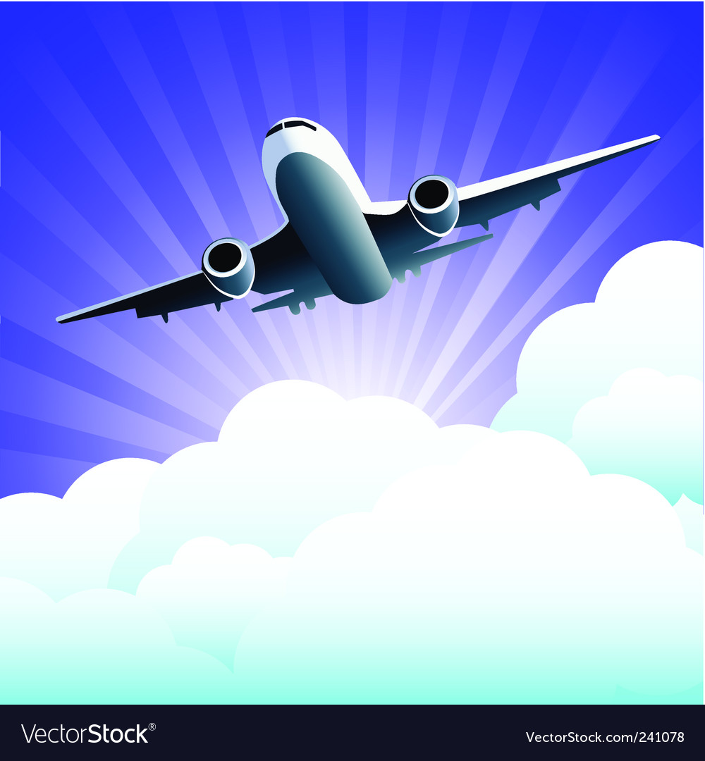 Plane Royalty Free Vector Image - VectorStock