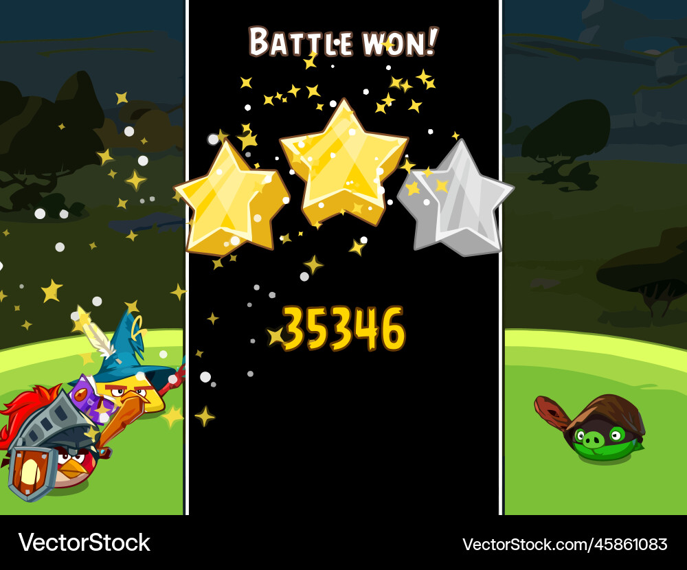 Complete set of level button game ui pop-up icon Vector Image