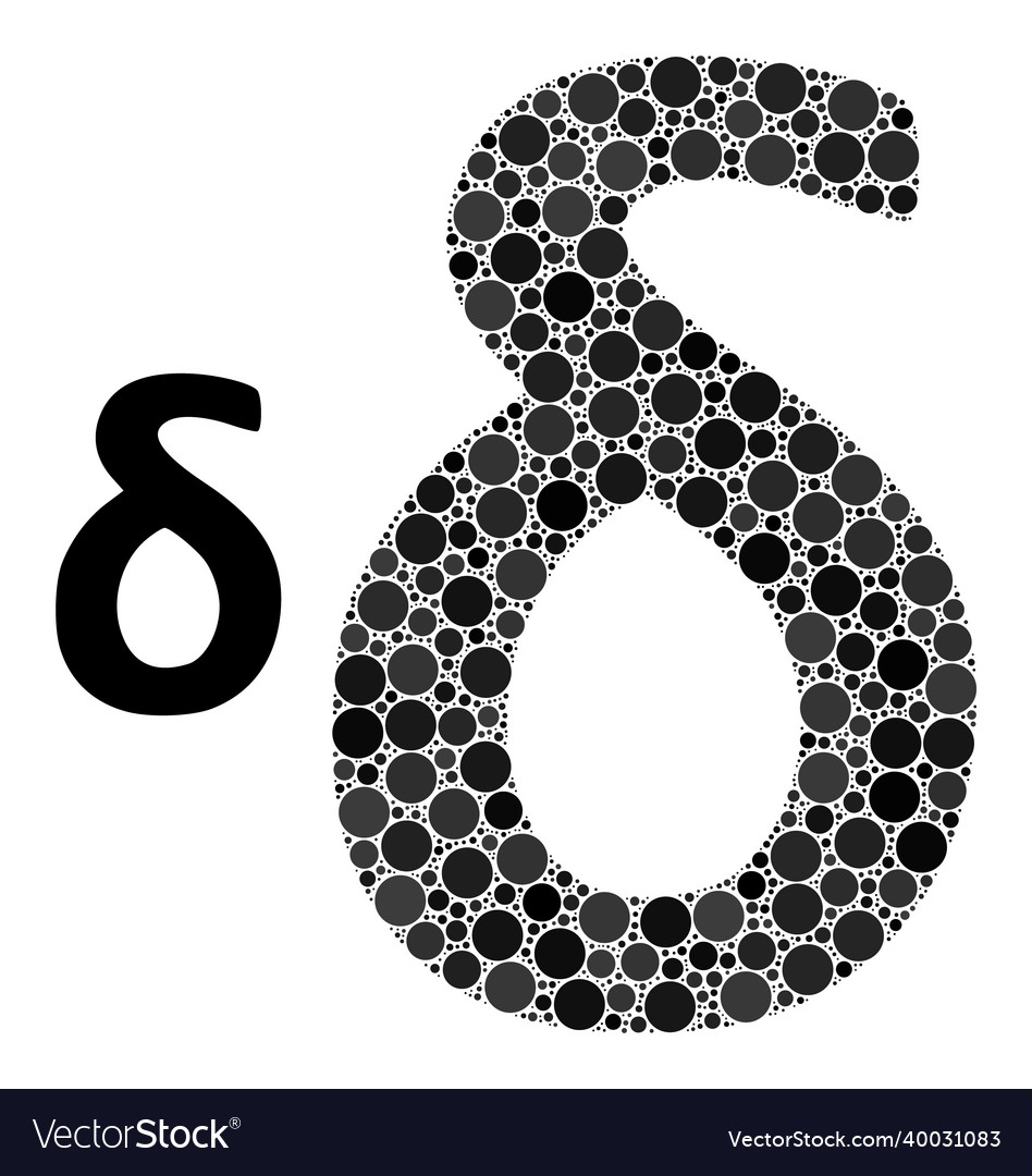 Delta Greek Lowercase Symbol Composition Vector Image delta-greek-lowercase-symbol-composition-vector-image