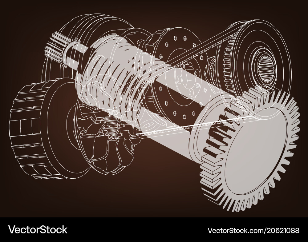 Belt gear Royalty Free Vector Image - VectorStock
