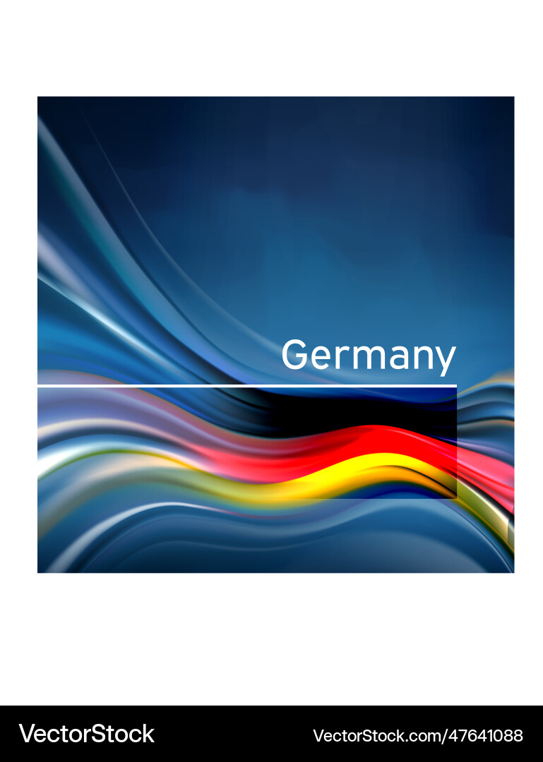 Germany flag background abstract german flag card Vector Image