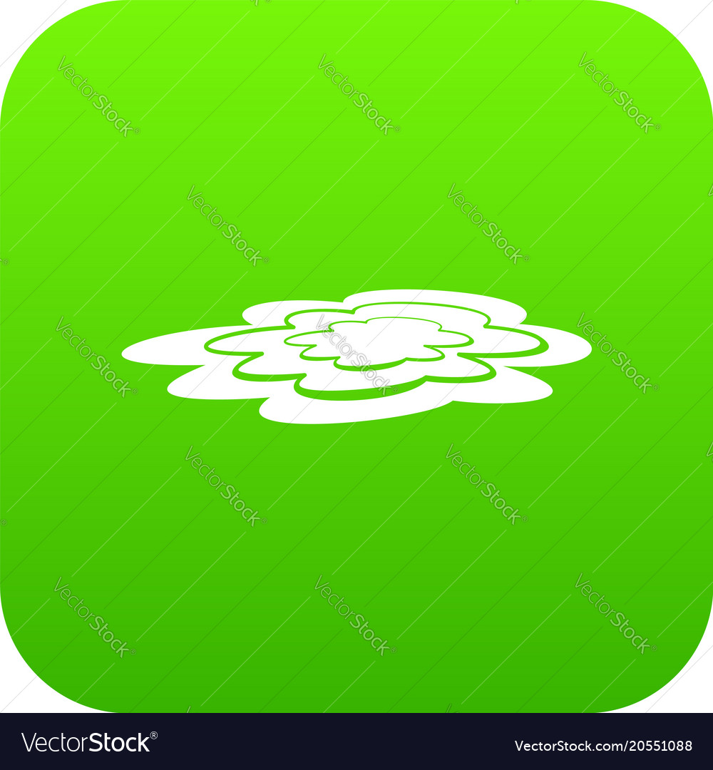 Water puddle icon digital green Royalty Free Vector Image Water puddle icon digital green Royalty Free Vector Image
