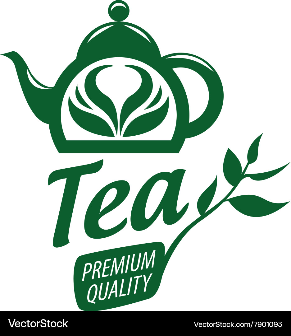 Logo tea Royalty Free Vector Image - VectorStock
