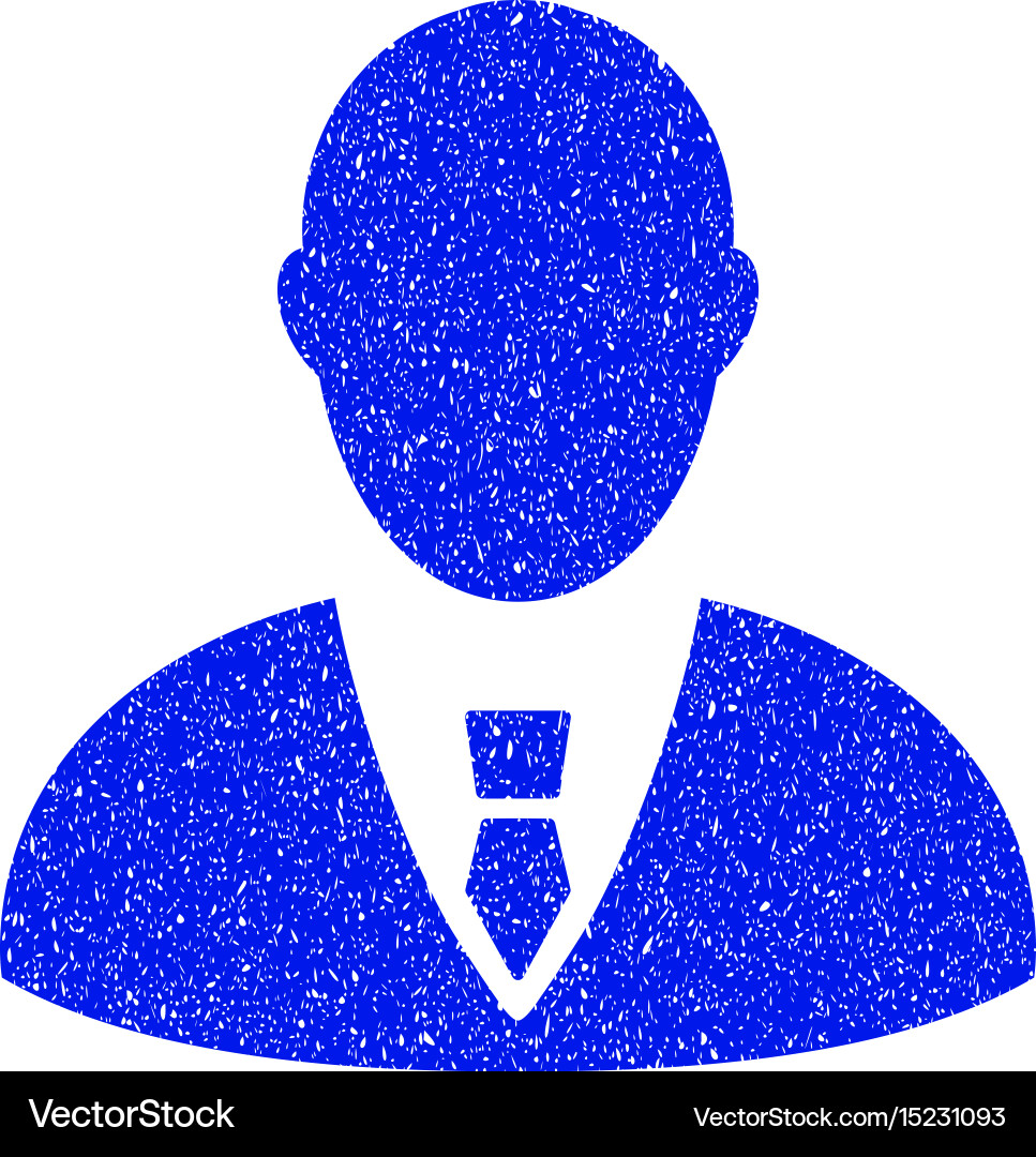 Manager grunge icon Royalty Free Vector Image - VectorStock