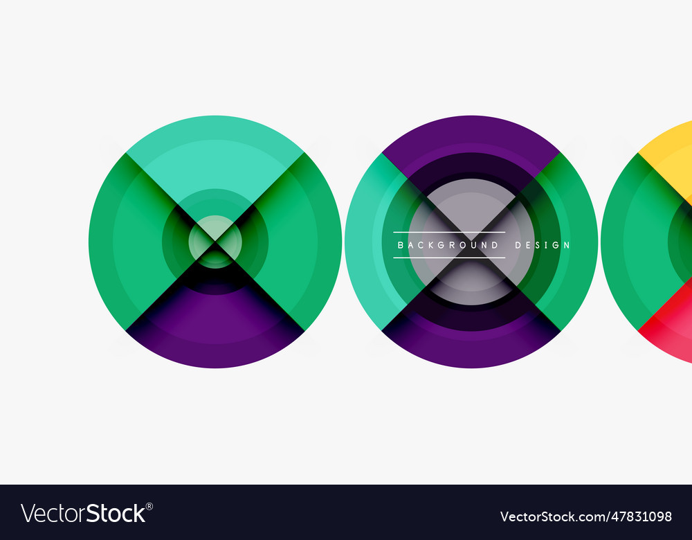 Circle pattern background abstract backgrounds Vector Image