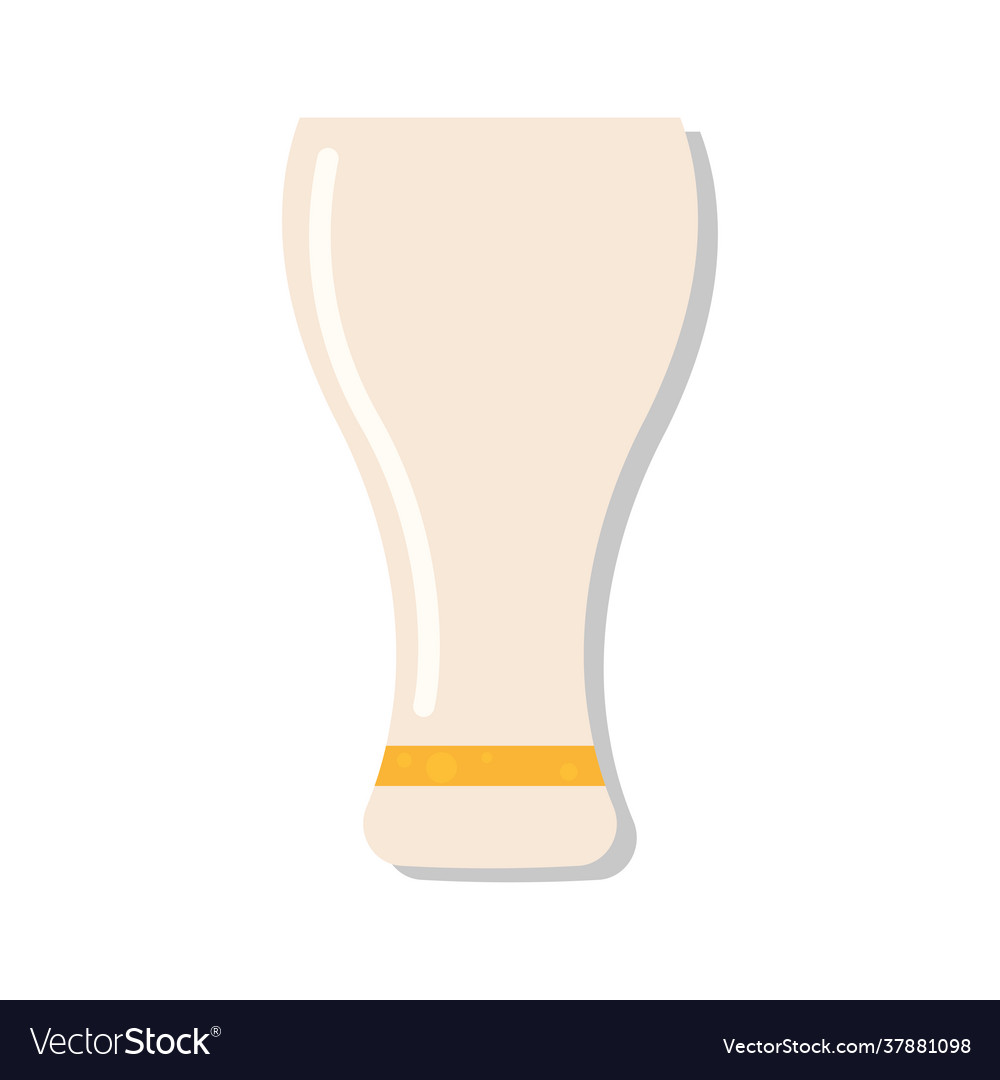 Isolated empty beer glass icon Royalty Free Vector Image Isolated empty beer glass icon Royalty Free Vector Image