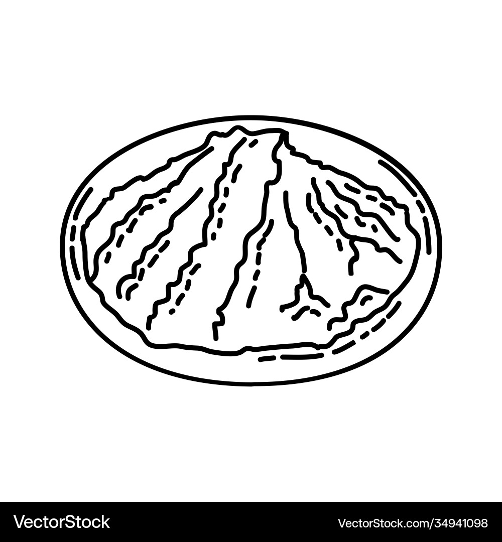 Miso icon doodle hand drawn or outline style Vector Image